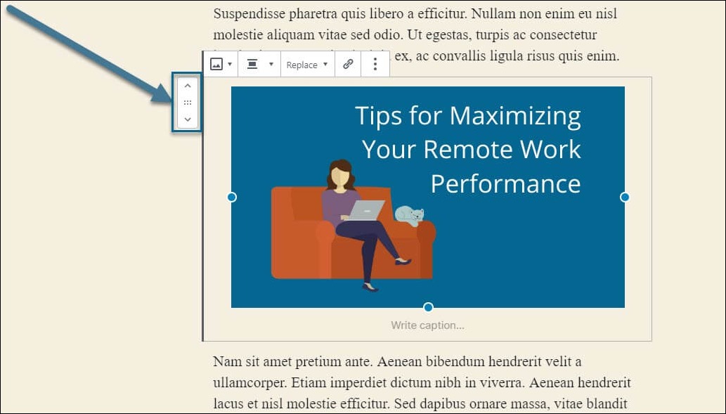 Block Editor: How to Rearrange Blocks – Pair Networks Knowledge Base
